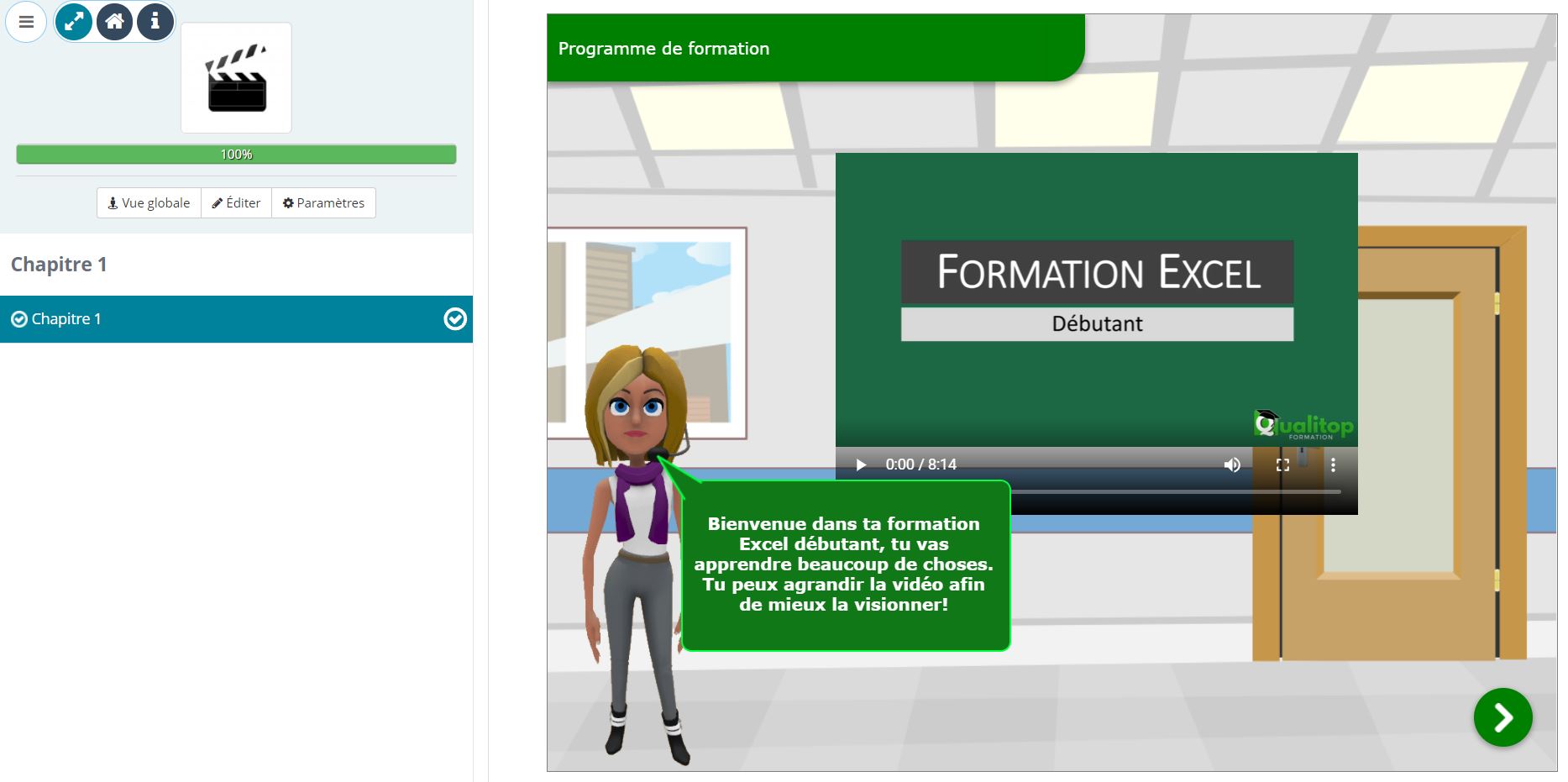 Programme Excel débutant - Qualitop-Formation