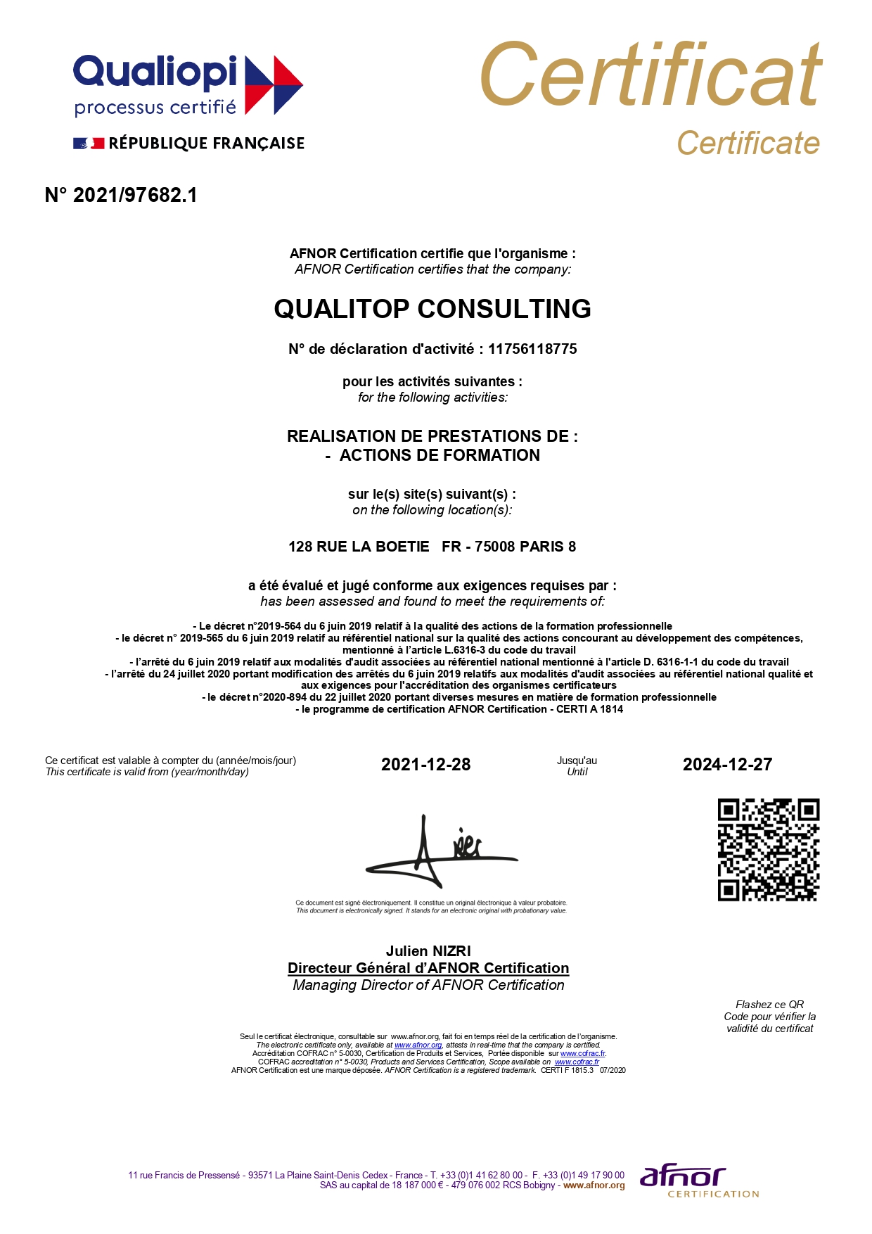 Accueil - Qualitop-Formation